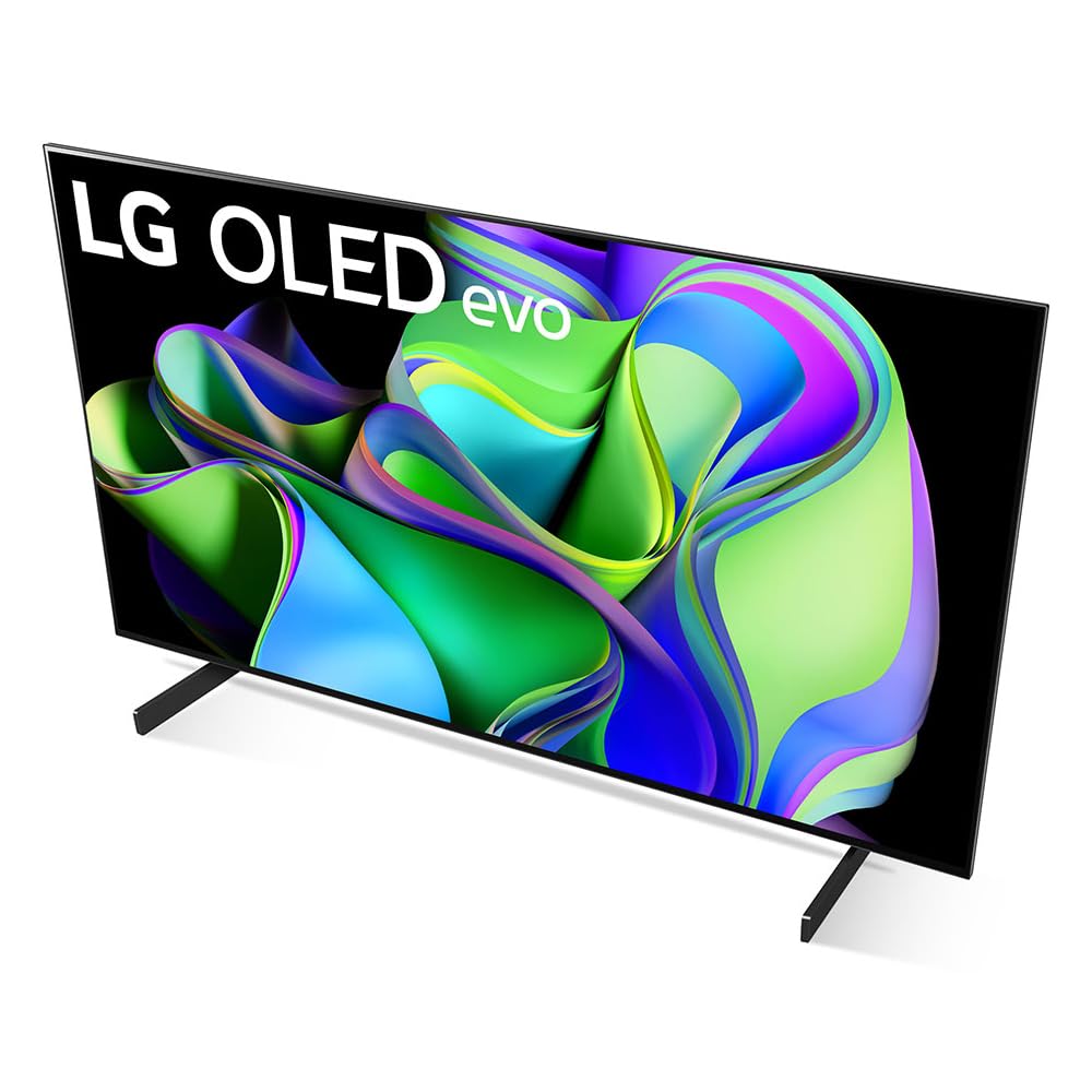 LG OLED55C3PUA OLED evo C3 55 Inch HDR 4K Smart OLED TV 2023 (Renewed) Bundle with 2 YR CPS Enhanced Protection Pack