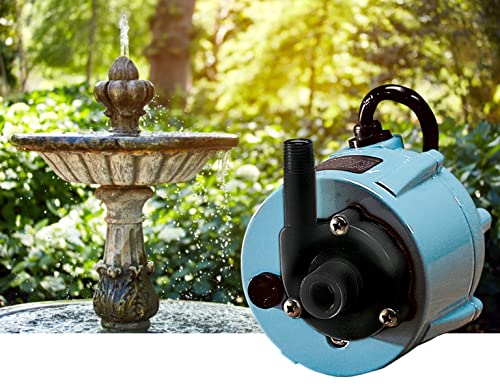 Little Giant 501203 205 GPH 115-Volt Manual Oil Filled Submersible or In-line Aluminum Direct Drive Pump, Blue, 1-42