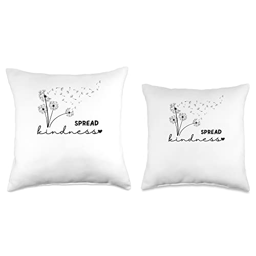 Tiffany and Co. Spread Kindness Womens Shirt Spread Kindness T Shirt for Women Summer Throw Pillow, 18x18, Multicolor