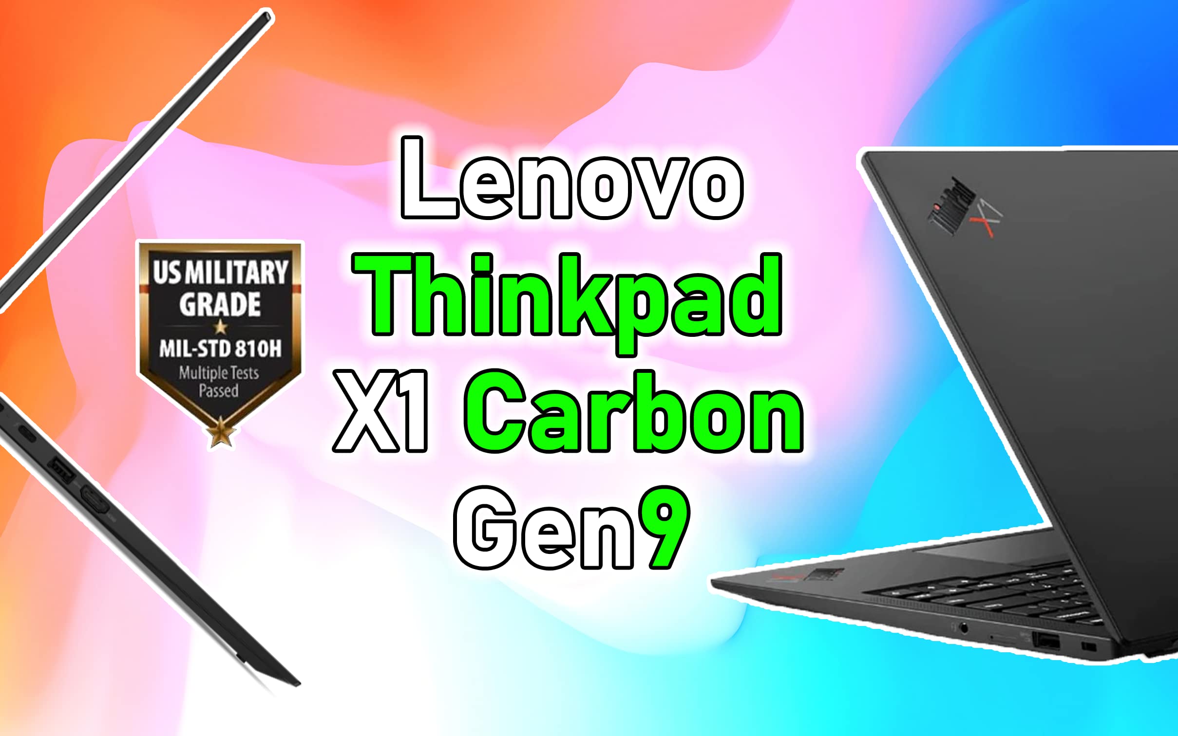 Lenovo ThinkPad X1 Carbon Gen 8 Laptop, 14.0" FHD IPS 400 nits, i5-10210U, Webcam, WiFi-6, Backlit Keyboard, Fingerprint Reader, USB-C, HDMI, Intel UHD Graphics, Win 10 Pro, 16GB RAM, 512GB PCIe SSD