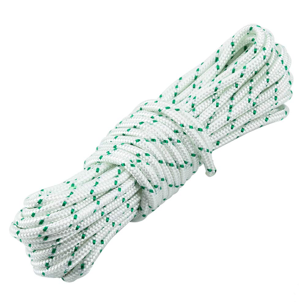 Mannial Recoil Starter Rope 12-Meter, Diameter: 4.0mm, Pull Cord for Sears Craftsman Poulan Lawn Mower Chainsaw Trimmer Edger Brush Cutter Engine Parts
