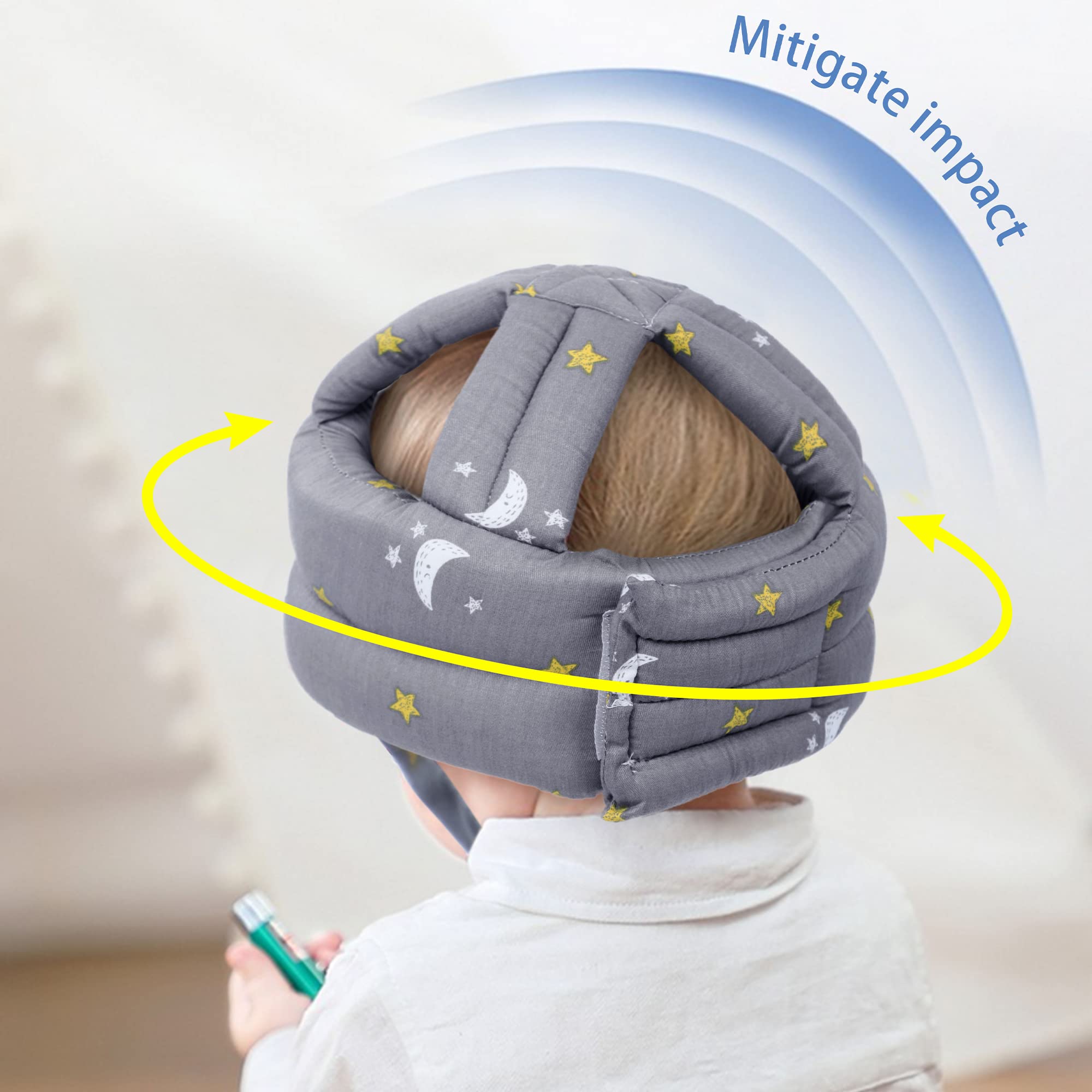 Simplicity Baby Infant Toddler No Bumps Safety Helmet Head Cushion Bumper Bonnet