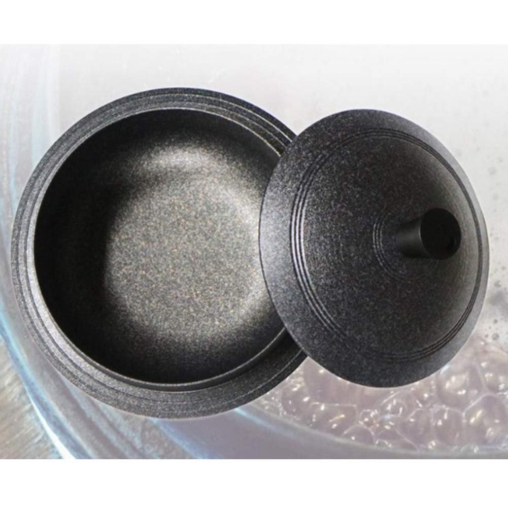 PN IH Induction Korean Traditional Iron Pot Rice Gamasot Ceramic Cauldron 7.7"(20cm) Made in Korea