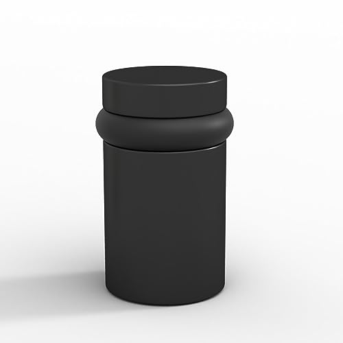 MEGA HANDLES Floor Door Stopper - Black Door Stopper Quickly Installed Wall Protector, Wall Protectors from Door Knobs, Door Stop Floor Mount with mounting Hardware Included - Matte Black - 2 Inch