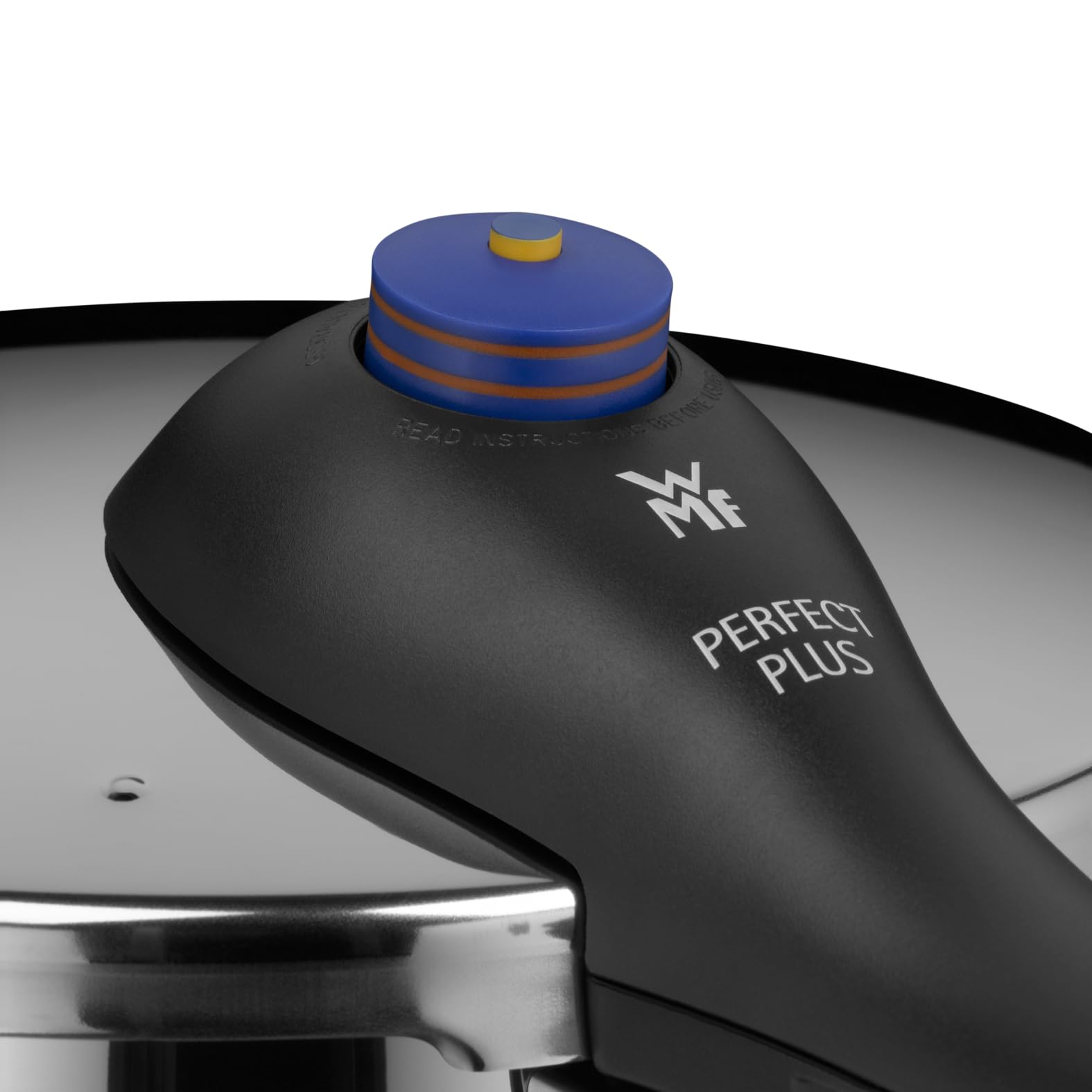 WMF Perfect Plus – Quick Cooker Diameter 22 cm Diameter of 6 Litres and a Half with Flame Protection Cromargan Stainless Steel for Induction