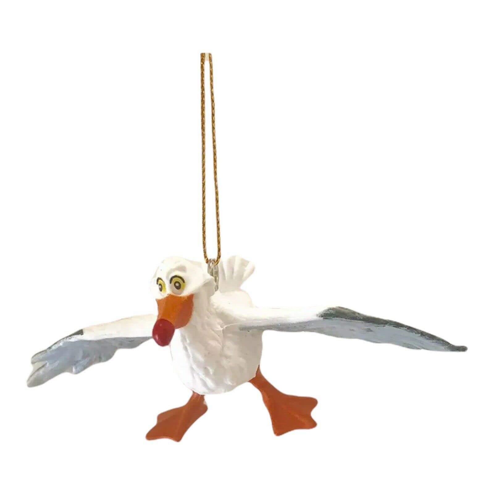 Little Mermaid 2.5" Scuttle Seagull Ornament Figure Figurine Charm PVC Ariel New