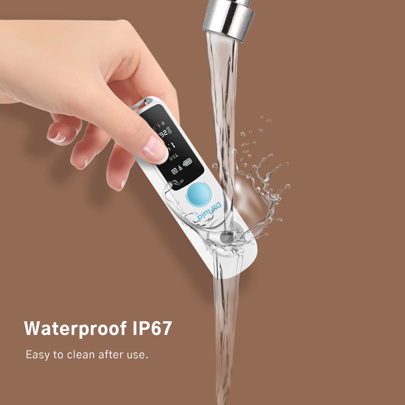 Writiany Digital Coffee TDS Concentration Refractometer, Coffee TDS Concentration Refractometer Digital Brix Refractometer Accuracy ±0.03% TDS Compact