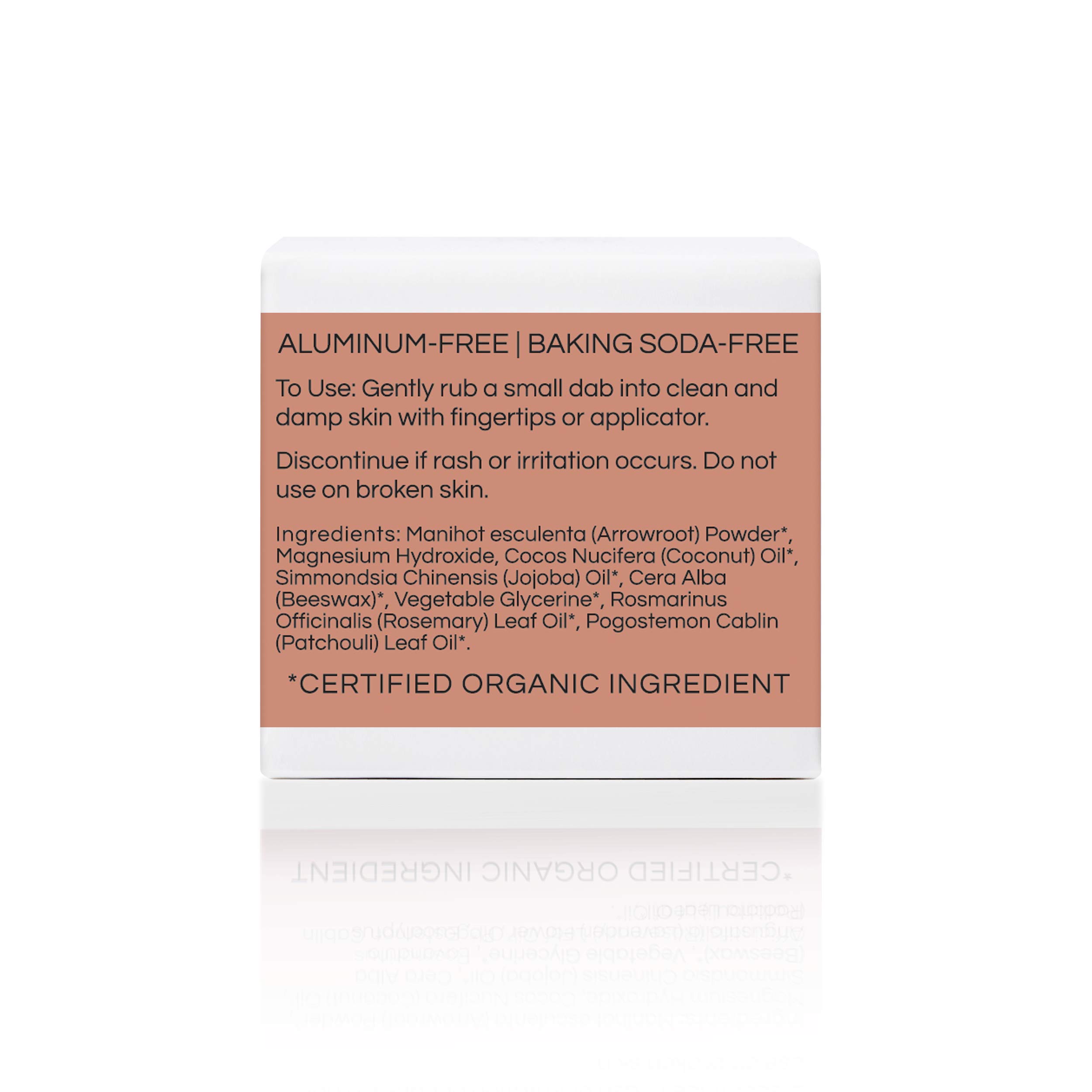 Little Seed Farm All Natural Deodorant Cream, Aluminum Free Deodorant for Women or Men, 2.4 Ounce - Rosemary Patchouli