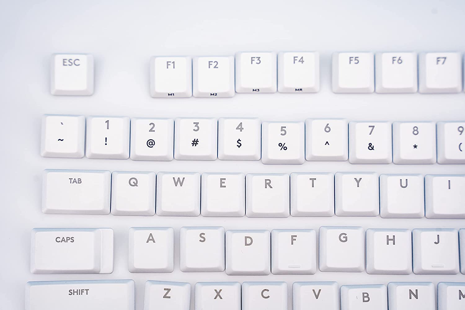 wj forG915 Full Set of 109/87 Keycaps Replacement G915/G913/G815/G813 TKL RGB Gaming Mechanical Keyboard (87 Keys White G915)
