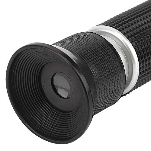 Uxsiya Refractometer, Brix Tester Aluminum 0-10% Sugar Test Range 0.1% Measurement Accuracy for Home Tool for Woman for Office Supplies