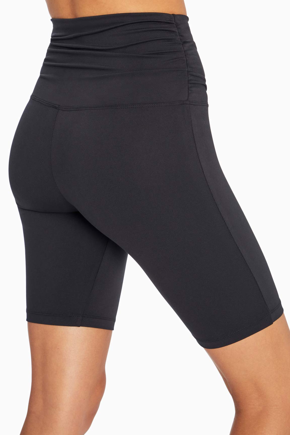 Marika Quinn High Rise Bermuda Short, Black, Medium