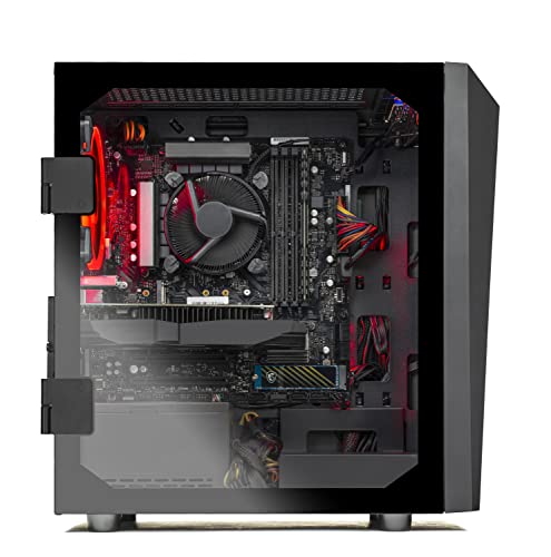 Skytech Gaming Blaze II Gaming PC Desktop – Intel Core i5 10400F 2.9 GHz, RTX 3050, 500GB NVME SSD, 8G DDR4 3200, 600W Gold PSU, AC Wi-Fi, Windows 10 Home 64-bit