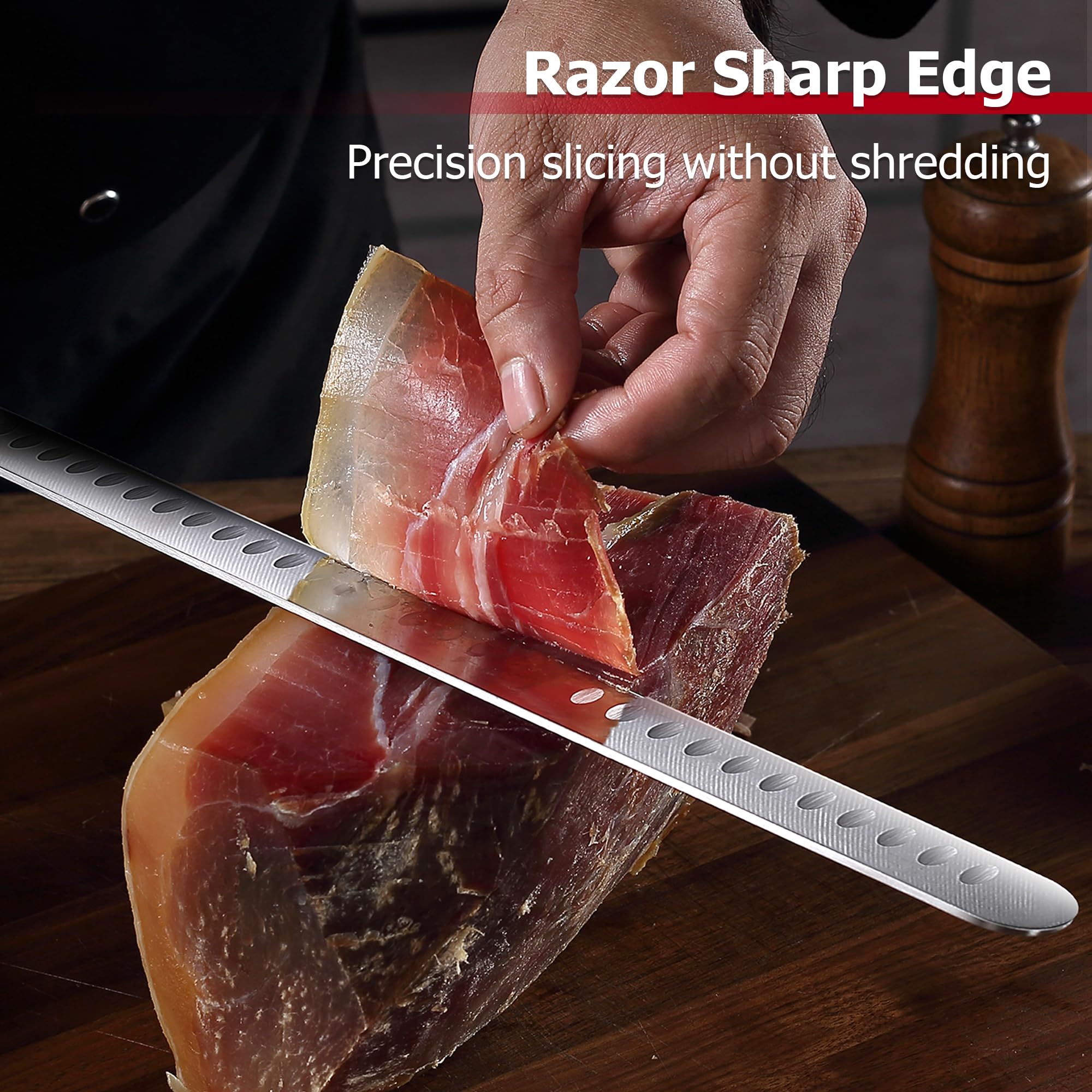 PAUDIN Boning Knife 6 inch and Brisket Knife 12 inch