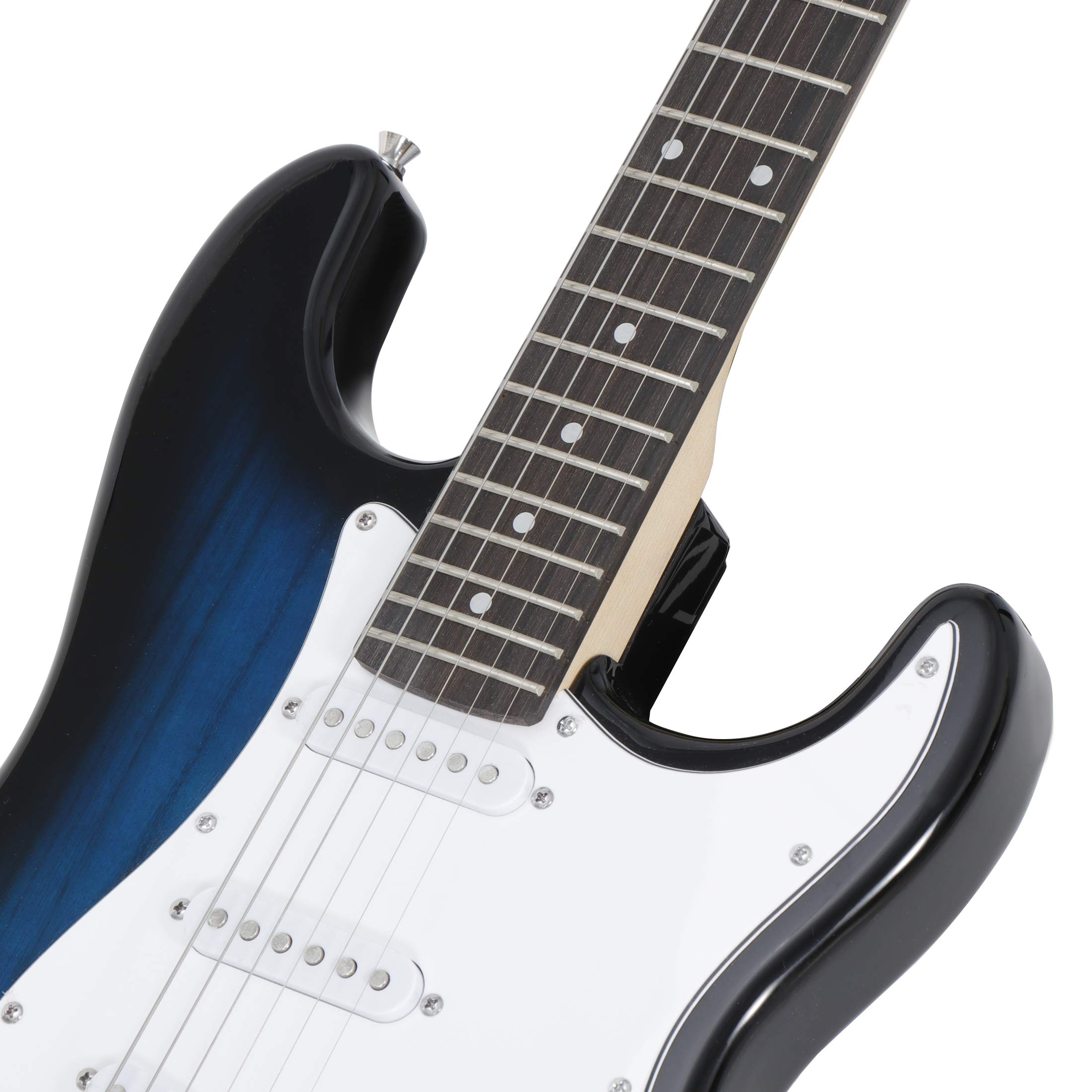 Saicool 39 Inch Full Size Electric Guitar Kit, Complete Starter Kit Bundle for Music Lover Beginner with 10w Amplifie, Carry Bag, Strap, Strings, Pick, Blue