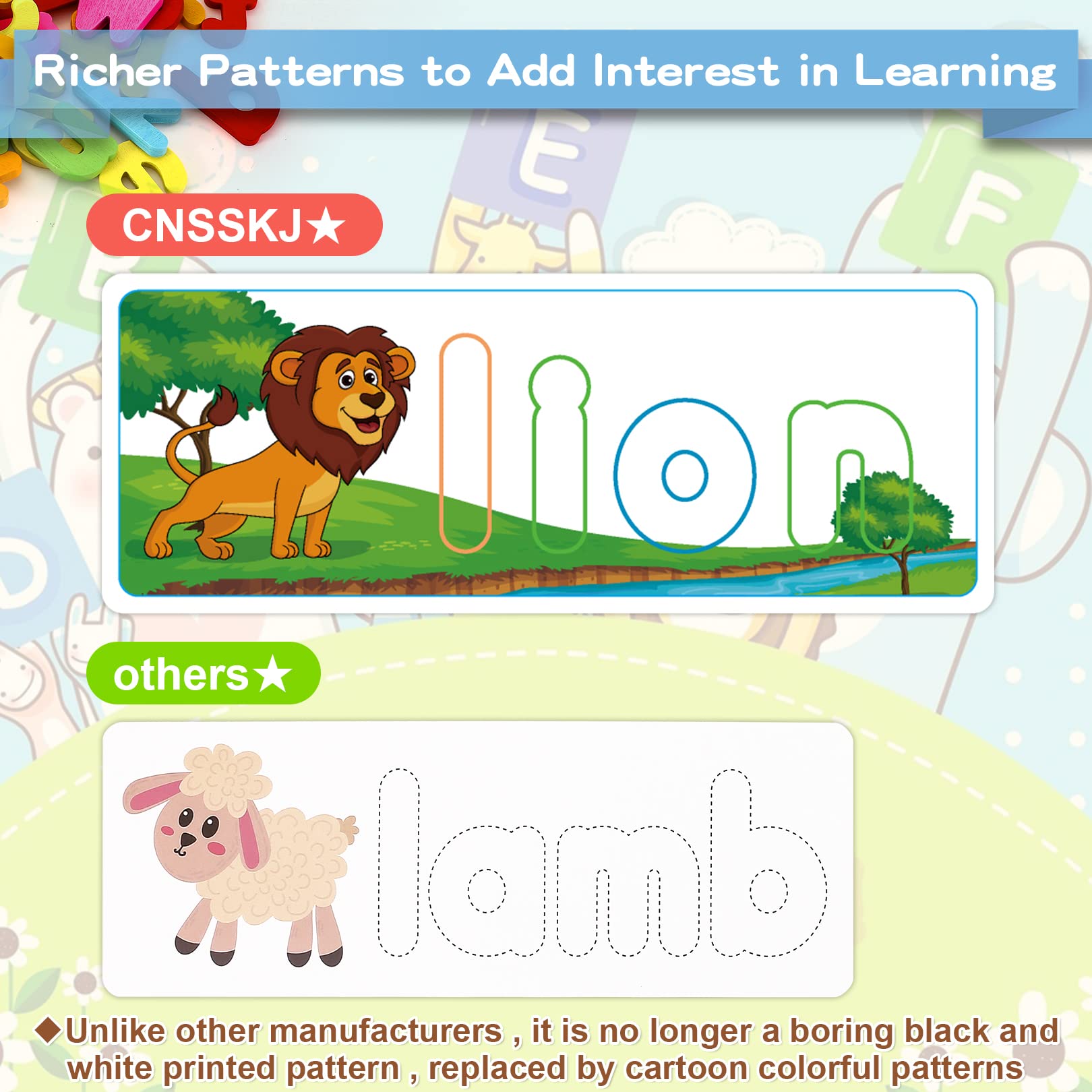 See & Spell Learning Educational Toys for 3-6 Year Old Boys & Girls - 80 Pcs CVC Word Builder Set with Alphabet & Color Recognition, Ideal for Preschool, Kindergarten Learning Activities & Gifts