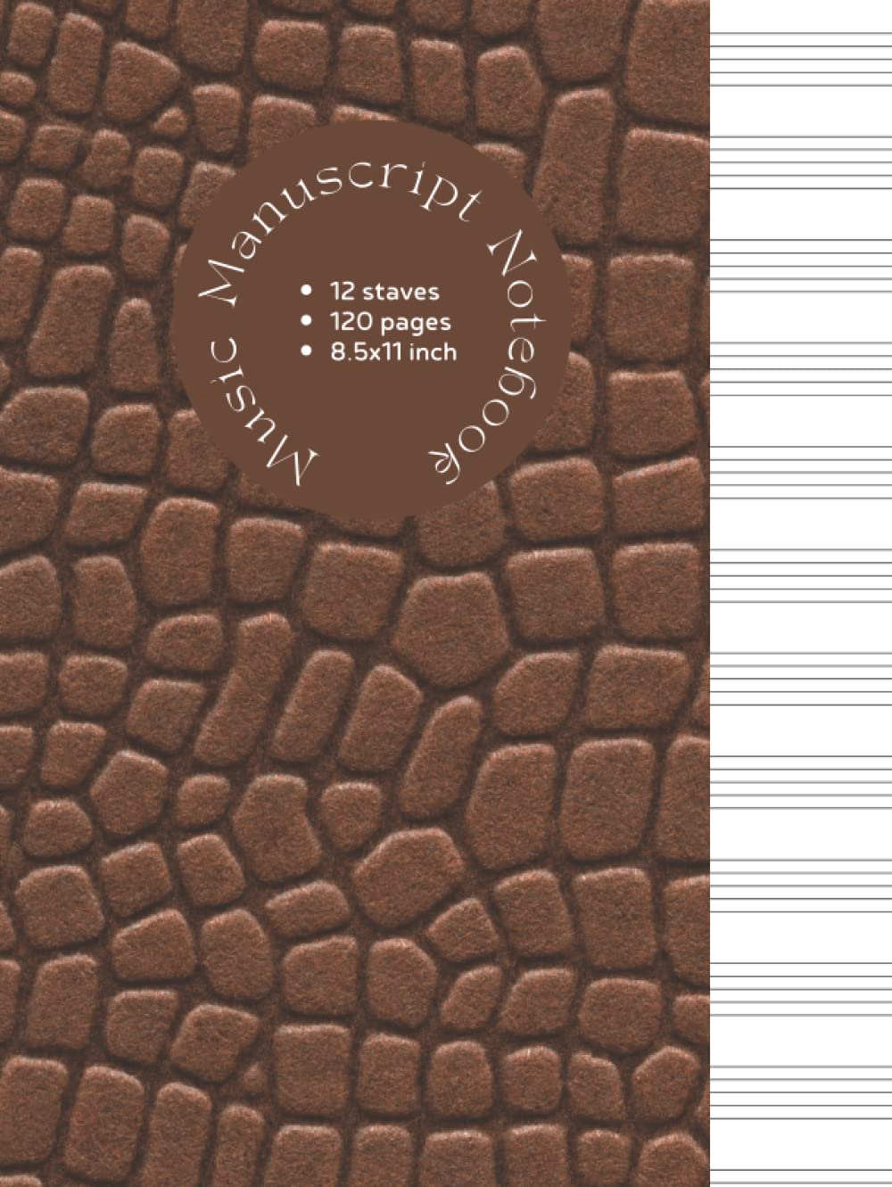 Music Manuscript Notebook â 12 staves: Composition Notebook For Kids |Manuscript Paper With 12 Staves For Beginners and Intermediate |Gift For Musical ... Musician, Music Producer, writer supplies|