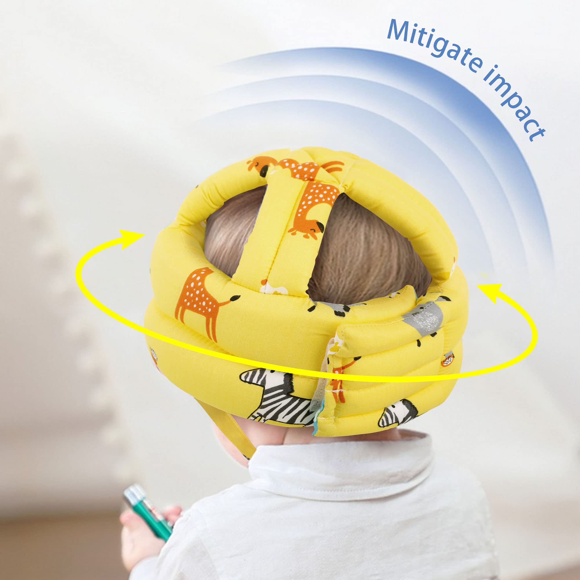 Simplicity Baby Infant Toddler No Bumps Safety Helmet Head Cushion Bumper Bonnet