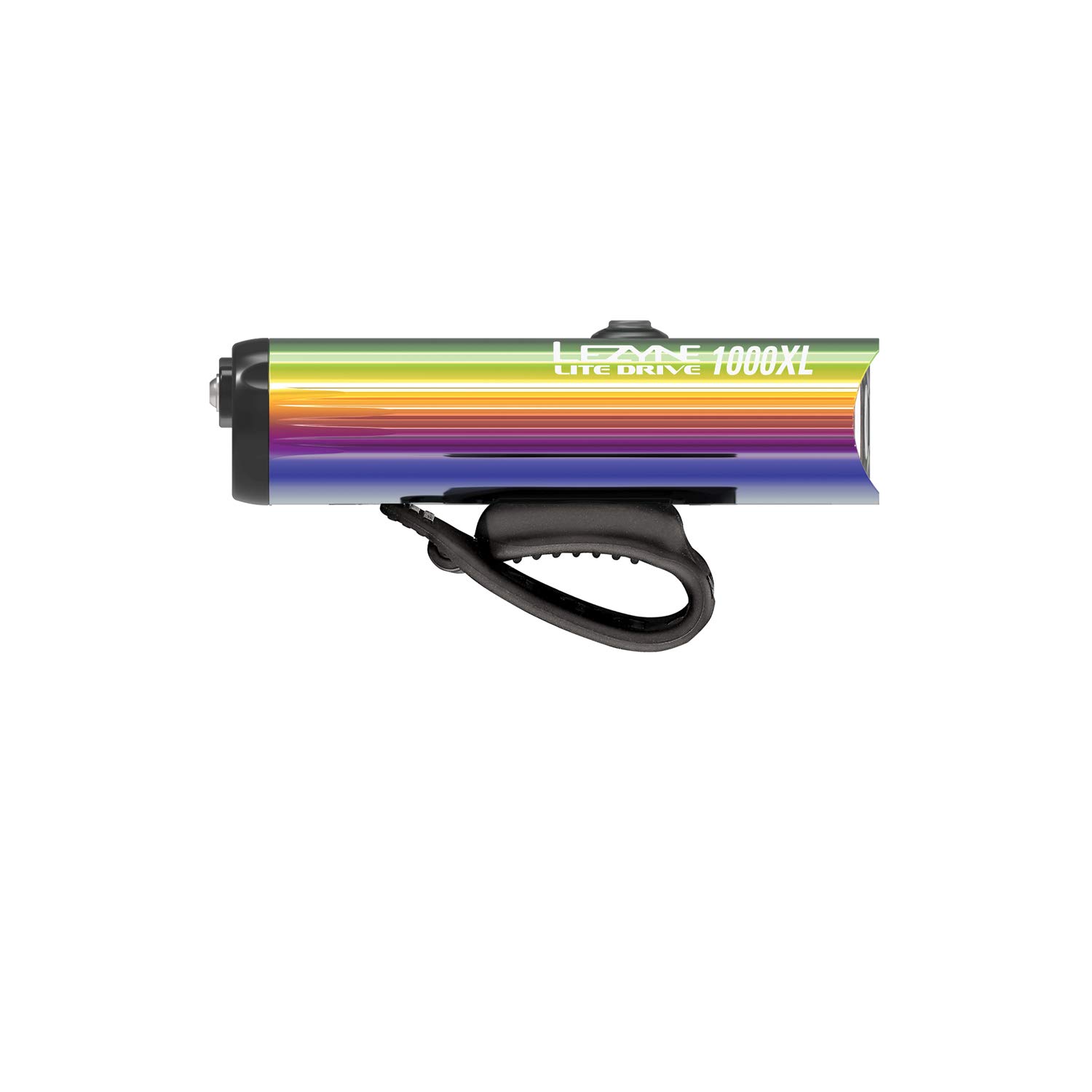 Lezyne Lite Drive 1000XL Front Bicycle Light, White LED, 1000 Lumens, Road, Mountain, Gravel Bike, USB Rechargeable, Neo Metallic