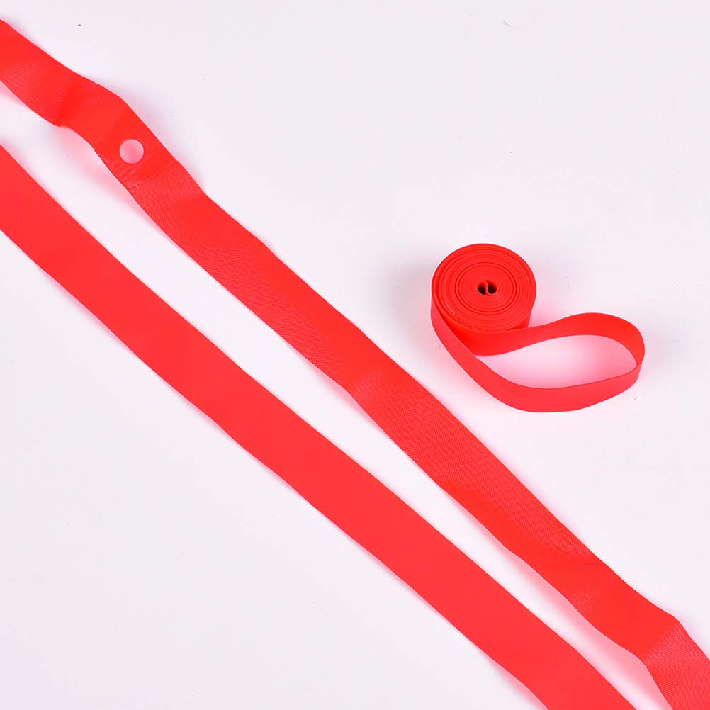 LIOOBO 1 Pcs Tires Protective Cushion Rim Tape Resilience Rim Strip 26 Tyre Cushion Bike Red 700c Protective Cushion Cover