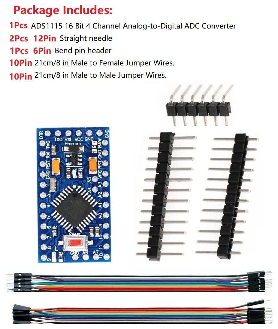 WWZMDiB PRO Mini Atmega328P-AU 5V/16MHz Development Board Microcontroller Bootloadered Replace ATmega128 Pro Mini Atmega328 328P DC5V 16M for Arduino