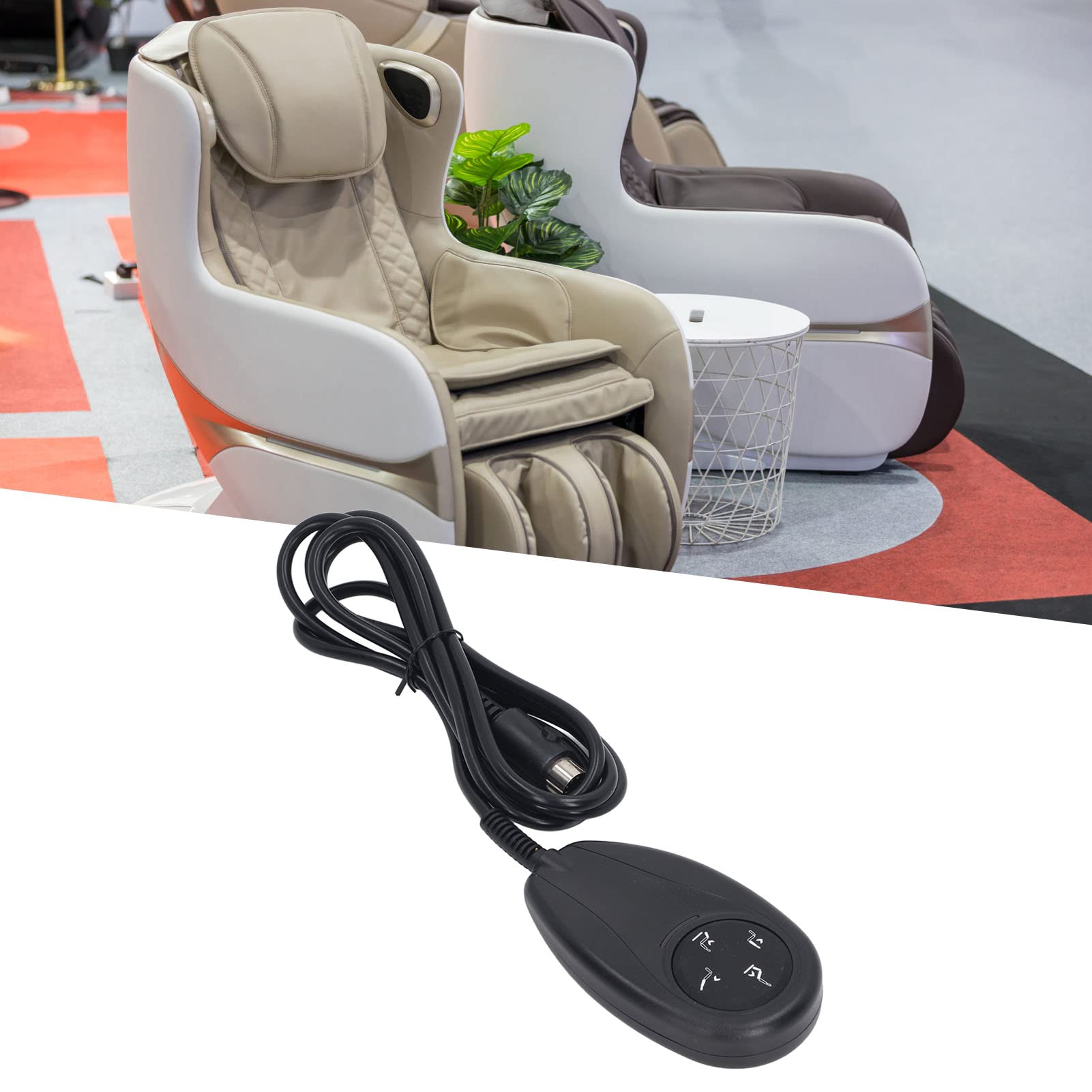 Lift Chairs Power Recliner, Recliner Replacement Parts, Lift Chair Remote 4 Buttons 5 Pin Up Down Replacement Hand Control Handset for Power Recliner
