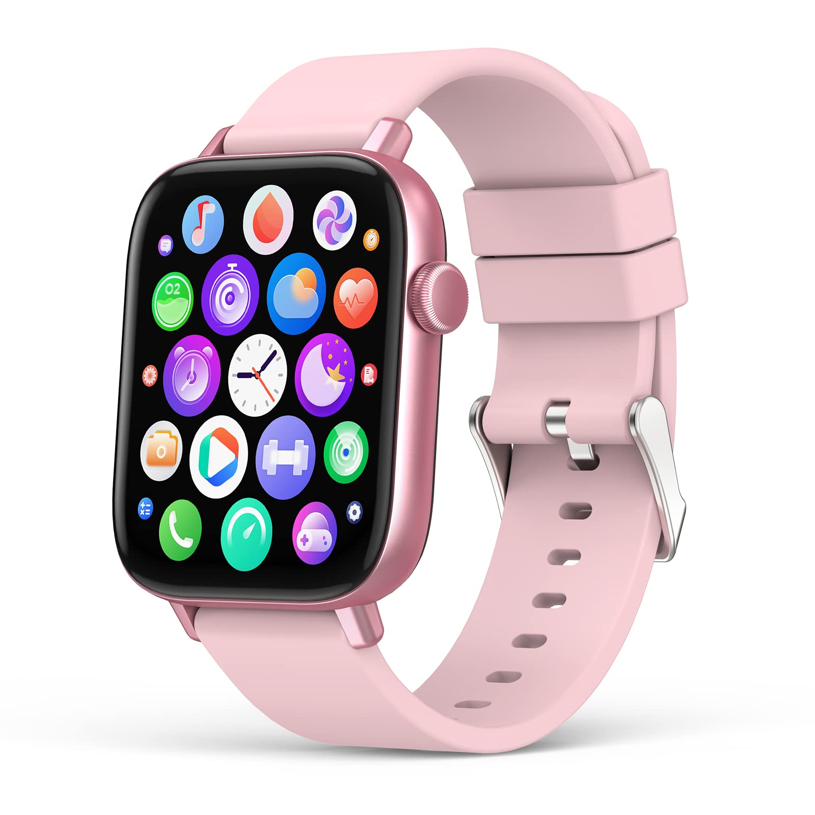 Smart Watch for Men Women, 1.9'' HD Touch Screen Fitness Tracker with Bluetooth Call Answer/Dail, IP67 Waterproof Smart Watch for Android iPhone with Heart Rate Blood Pressure