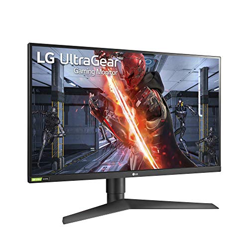 LG 27GN750-B UltraGear Gaming Monitor 27” FHD (1920x1080) IPS Display, 1ms Response, 240HZ Refresh Rate, G-SYNC Compatibility, 3-Side Virtually Borderless Design, Tilt, Height, Pivot Stand - Black