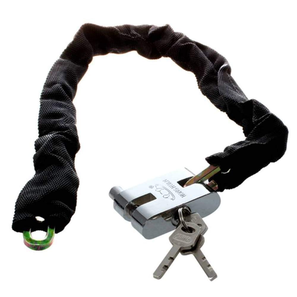 RUKDA Bicycle Lock Reinforced Metal Heavy Motorbike Motorcycle Bicycle Chain Lock Bike Lock