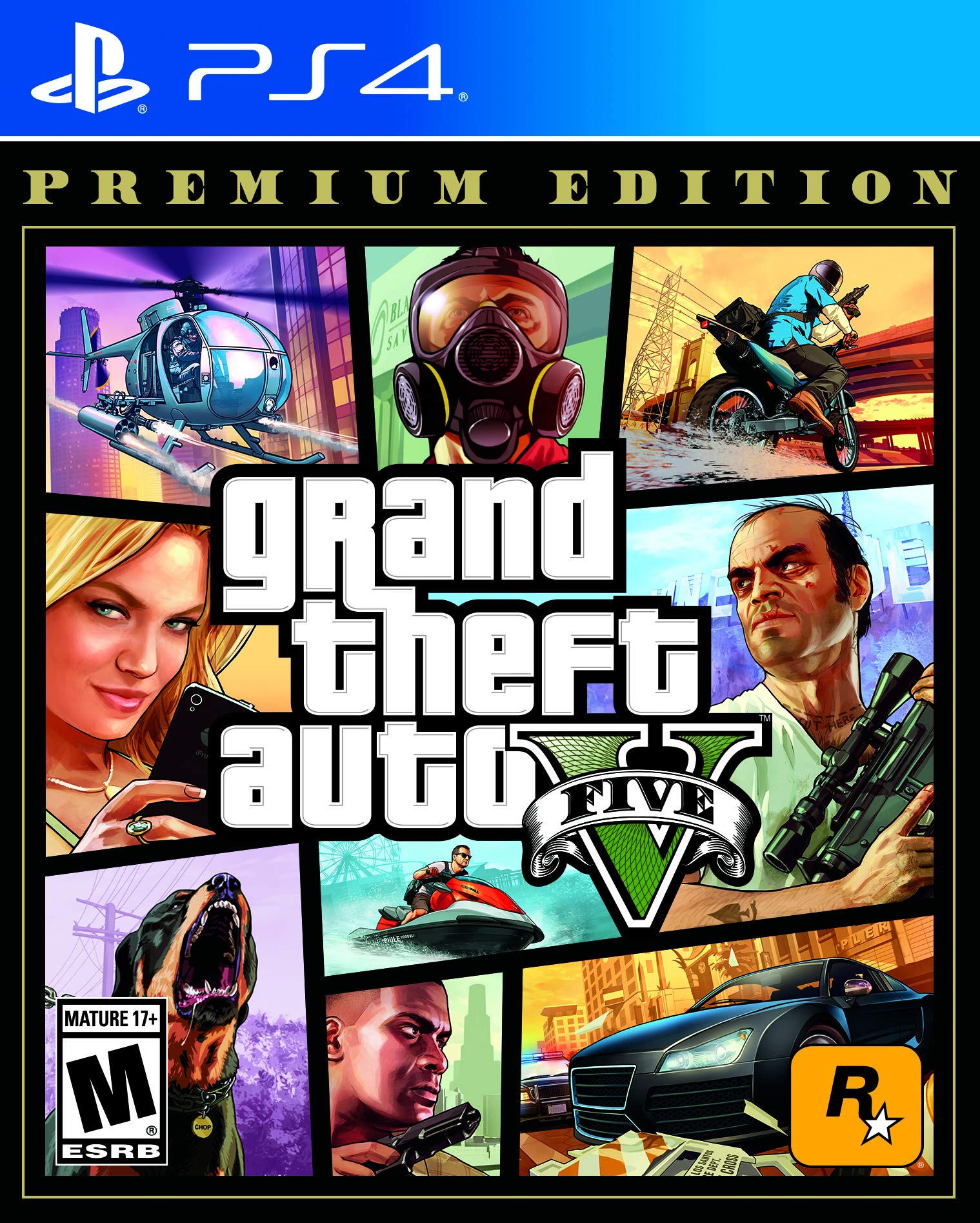 Saints Row The Third Remastered (Playstation 4) and Grand Theft Auto V Premium Edition Playstation 4 Bundle