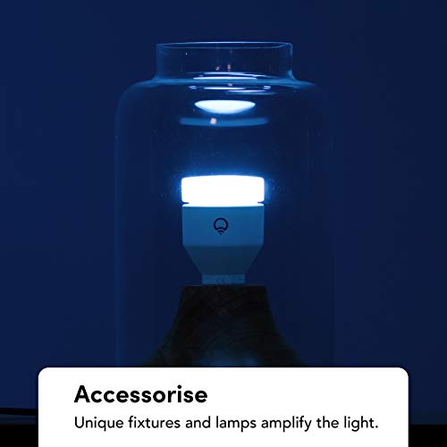 LIFX Color (Nightvision Edition), 1100lm E26, Wi-Fi Smart LED Light Bulb, Full Color and Whites, No Bridge Required, Works with Alexa, Hey Google, HomeKit and Siri, 2-Pack