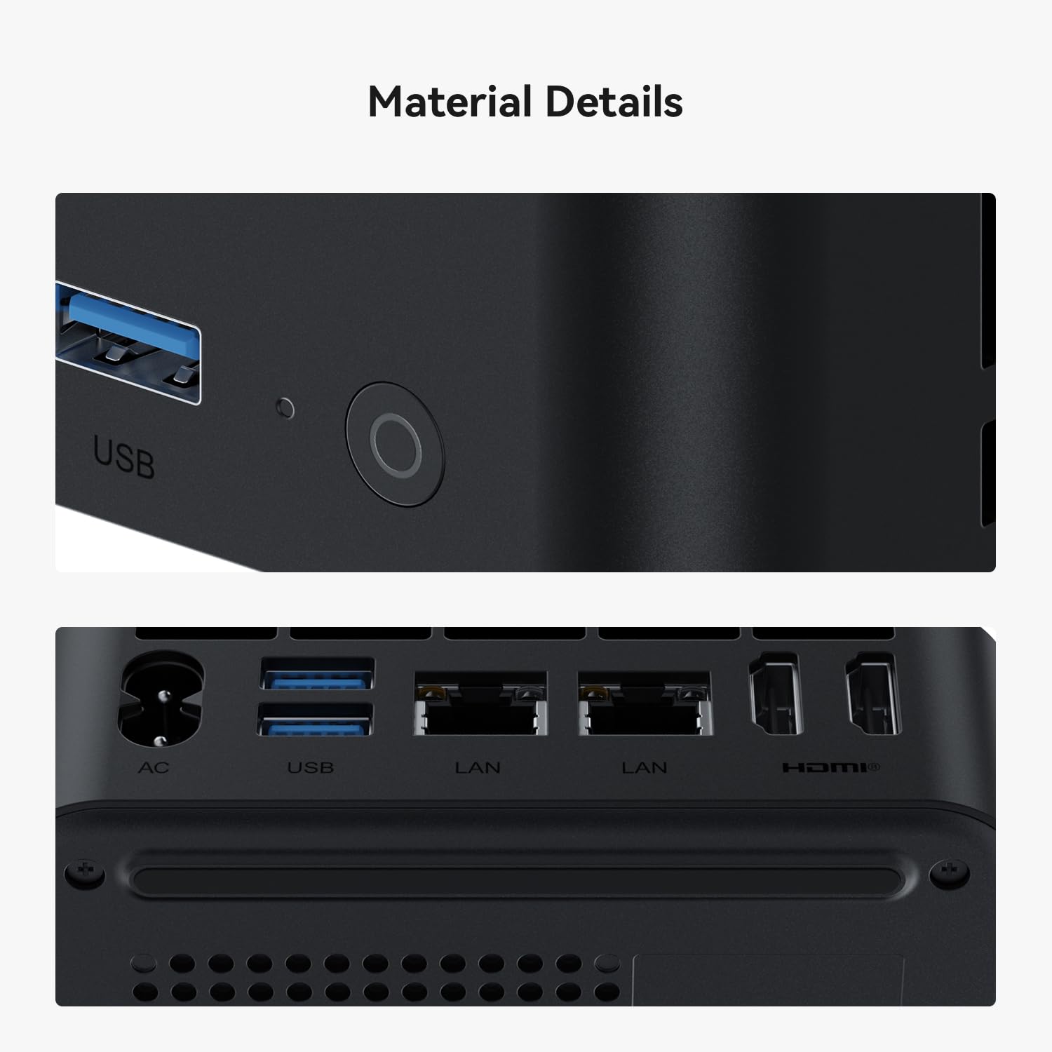 TRIGKEY Mini PC K-N95, Intel N95(up to 3.4GHz), 8GB DDR4 RAM 256GB M.2 SSD, Mini Desktop PC Computer Support Max 4K 60Hz Dual HDMI Display/USB3.2 * 3/WiFi5/BT5.0/Suitable for Home/Office