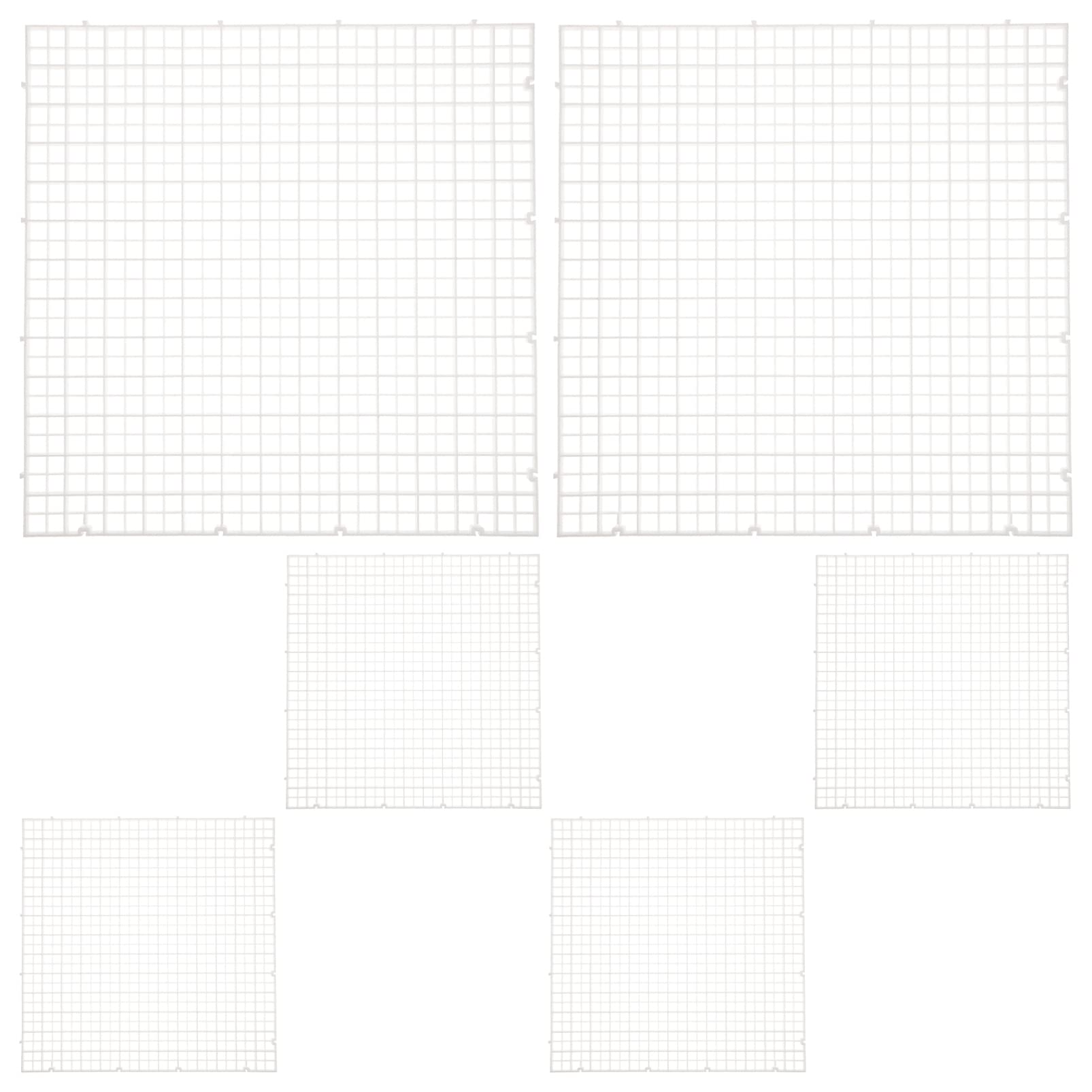 Kichvoe 6pcs Fish Tank Divider Grid Aquarium Grid Dividers Fish Tank Divider Plates Mesh Divider Aquarium Supplies Fish Tank Grid Divider Bottom Partition Net Aquarium Bottom Divider