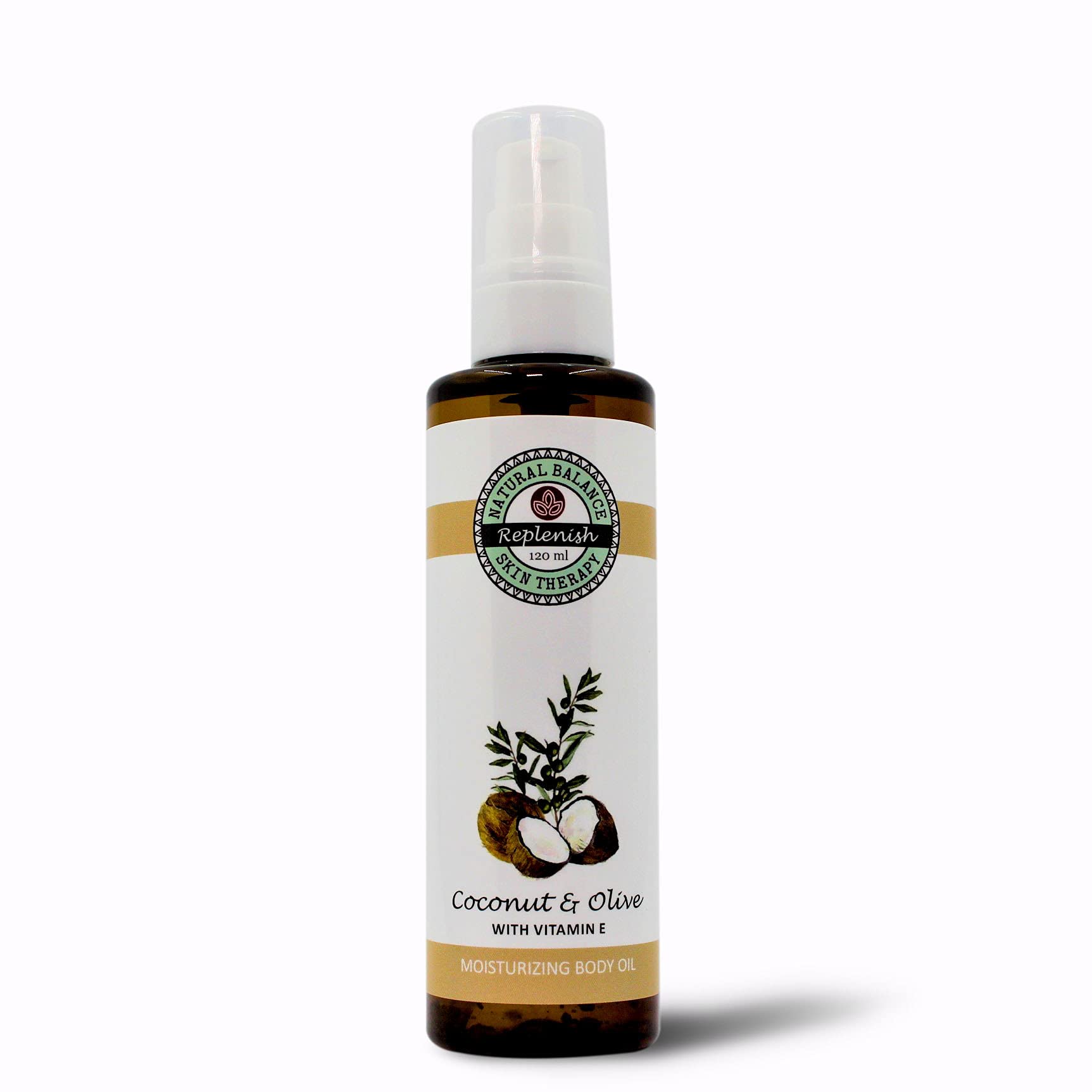 Natural Balance Coconut & Olive with Vitamin E Moisturizing Body Oil