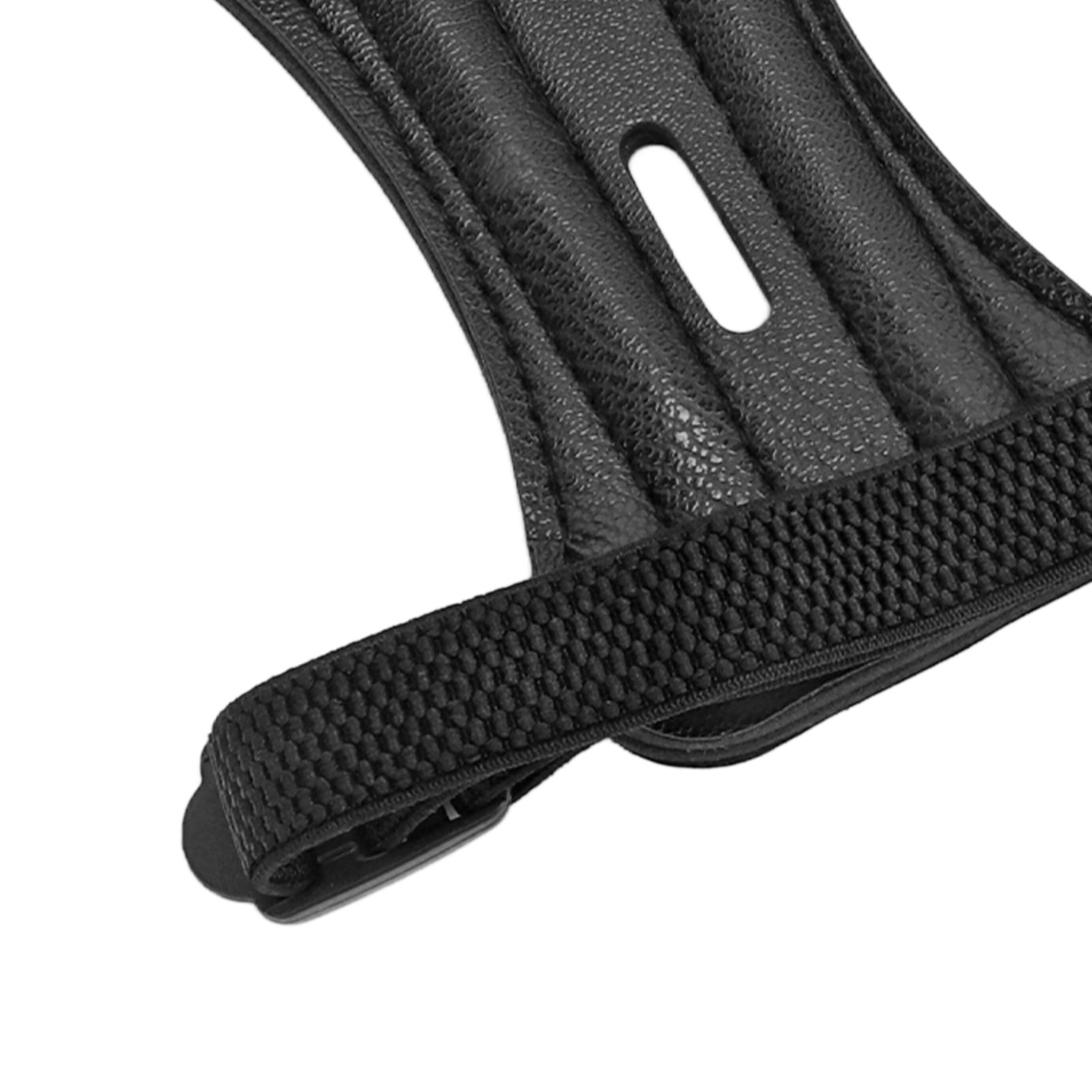Pwshymi Archery Forearm Protector, Hollowed Protective Perfect Skin Fitting Cowhide Leather Comfortable Archery Arm Guard for Shooting for Men Women