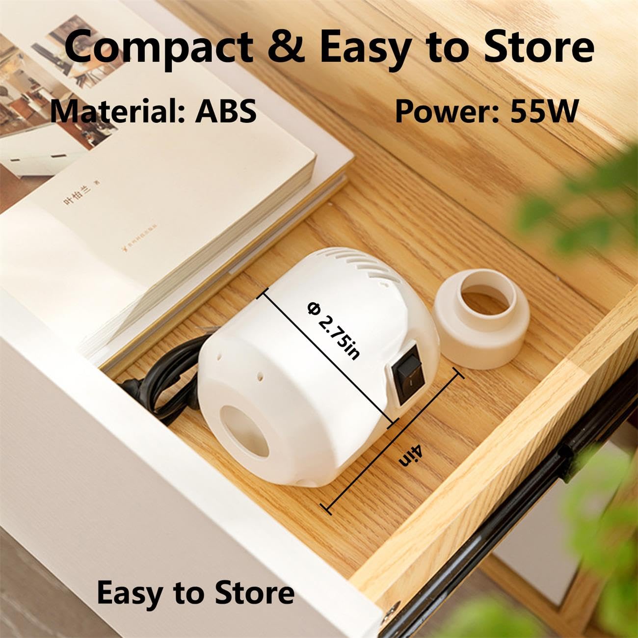 Sakulamon Eletric Air Pump for Vacuum Sealing Bag, Professional Electric Air Pump for Vacuum Storage Bags