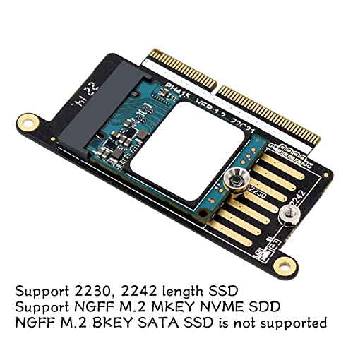 SSD Riser Board, Practical PCB Material M.2 NVME SSD Conversion Adapter Easy to Install Portable for Laptop