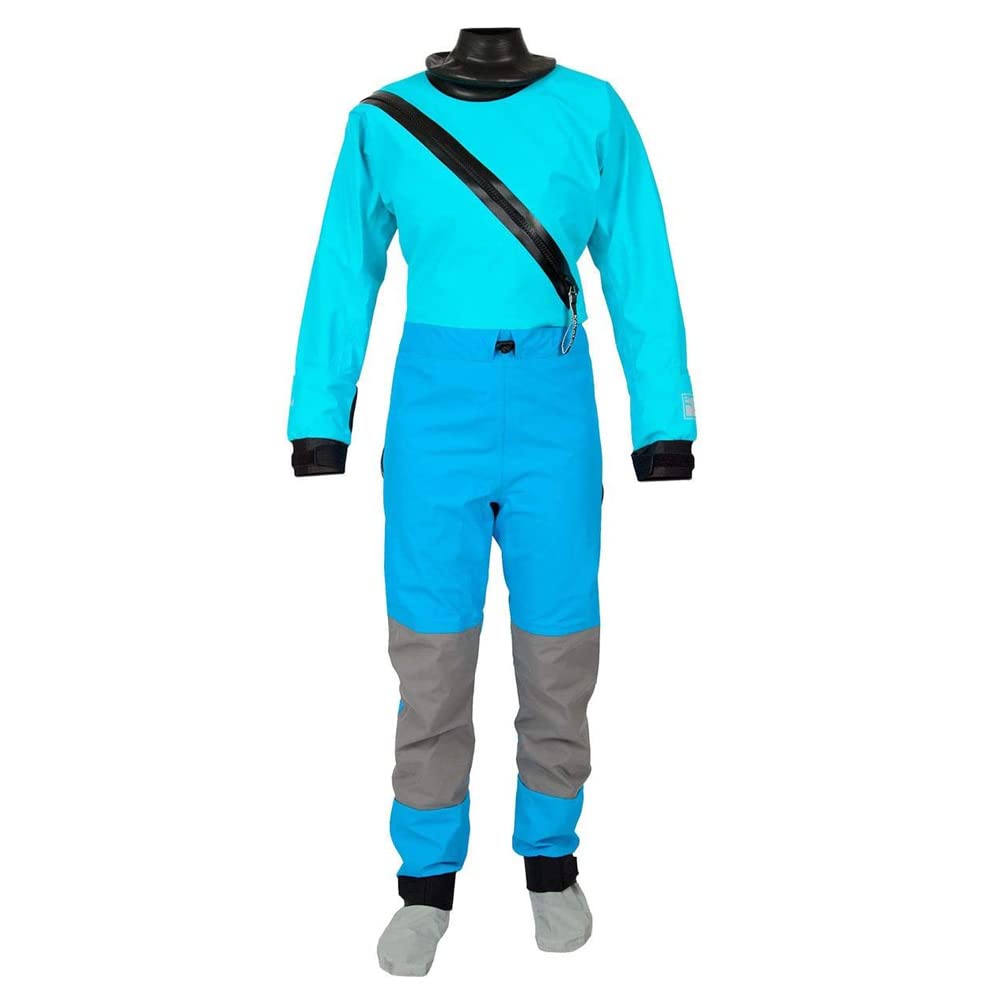 Kokatat Women's Hydrus Swift Entry Dry Suit w/Drop Seat and Socks-Reef-L