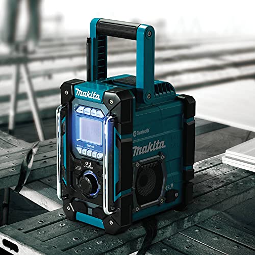Makita XRM10 18V LXT® / 12V max CXT® Lithium-Ion Cordless Bluetooth® Job Site Charger/Radio, Tool Only