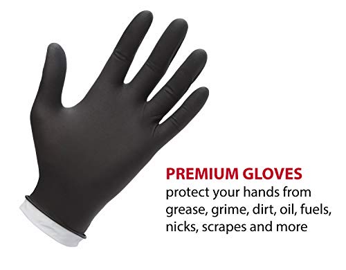 Venom Steel Industrial Nitrile Gloves, 6 mil, 2 Layer Rip Resistant, XL, 100 Count