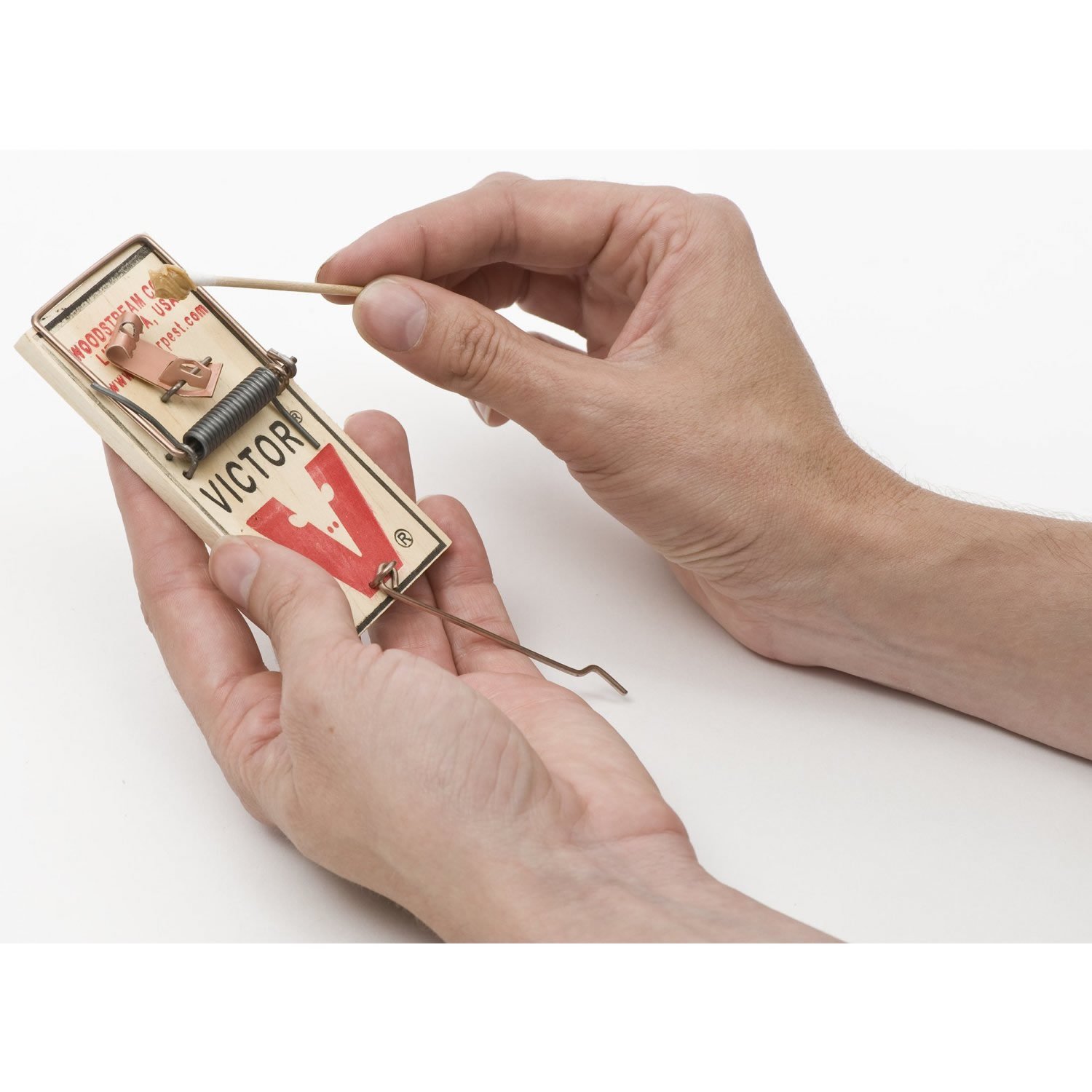 Victor Metal Pedal Mouse Trap - 2 Pack M023 - Wood Mouse Trap, Brown