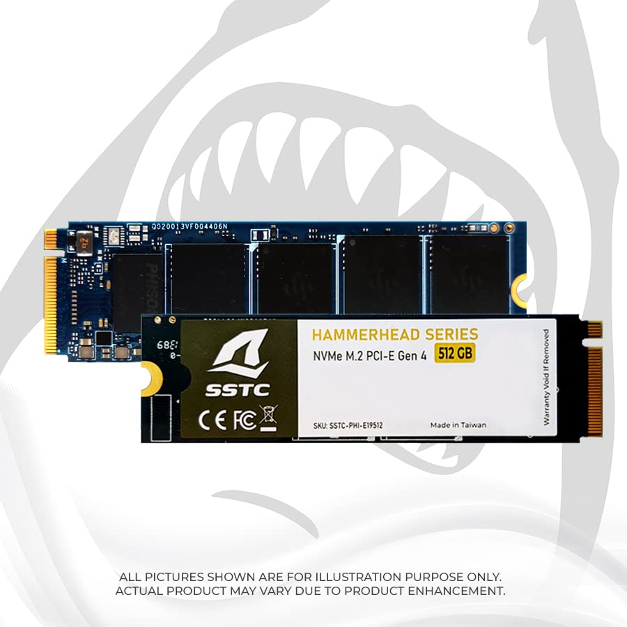 SSTC Hammerhead E19-512GB M2 Gen 4x4 Internal SSD (SSTC-PHI-E19512)