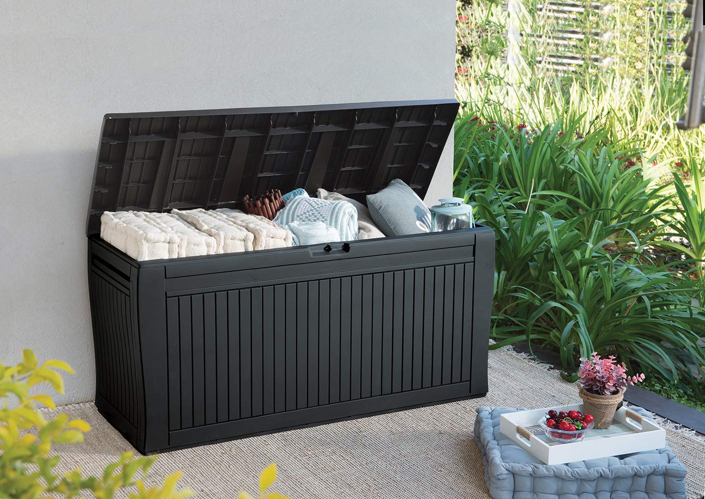 Keter Comfy Deck Box Grey