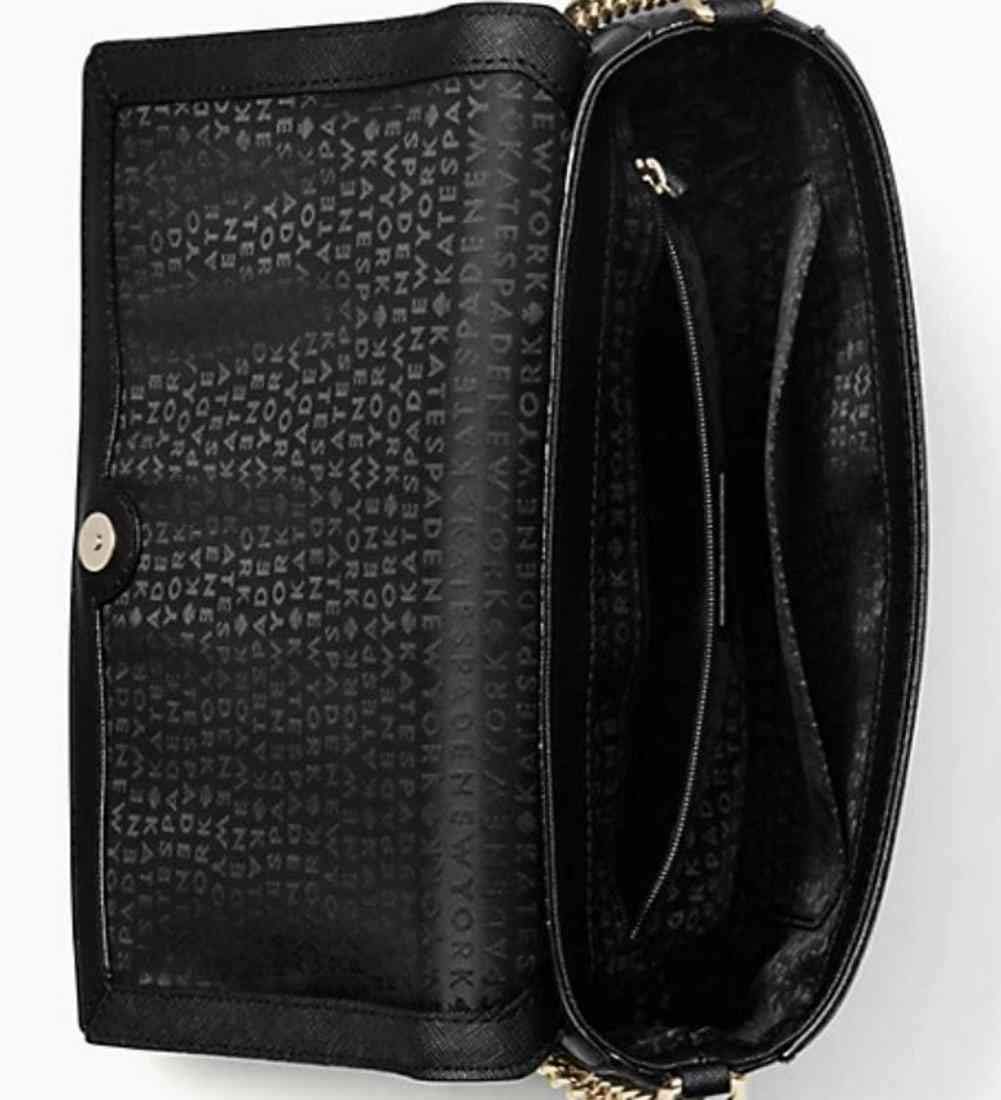 Kate Spade New York Greer Laurel Way Crossbody Purse (Black)