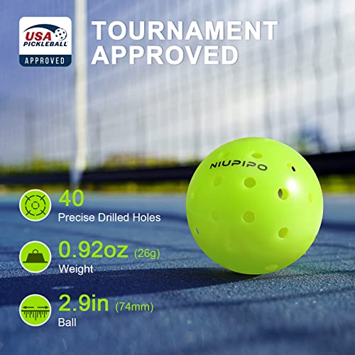 Pickleball Paddle Set of 2 Pickleball Racquet 10 Pickleball Balls 1 Bag