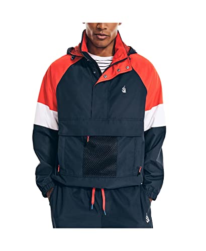 Nautica Men's Reissue Colorblock Utility Jacket, Navy, Small