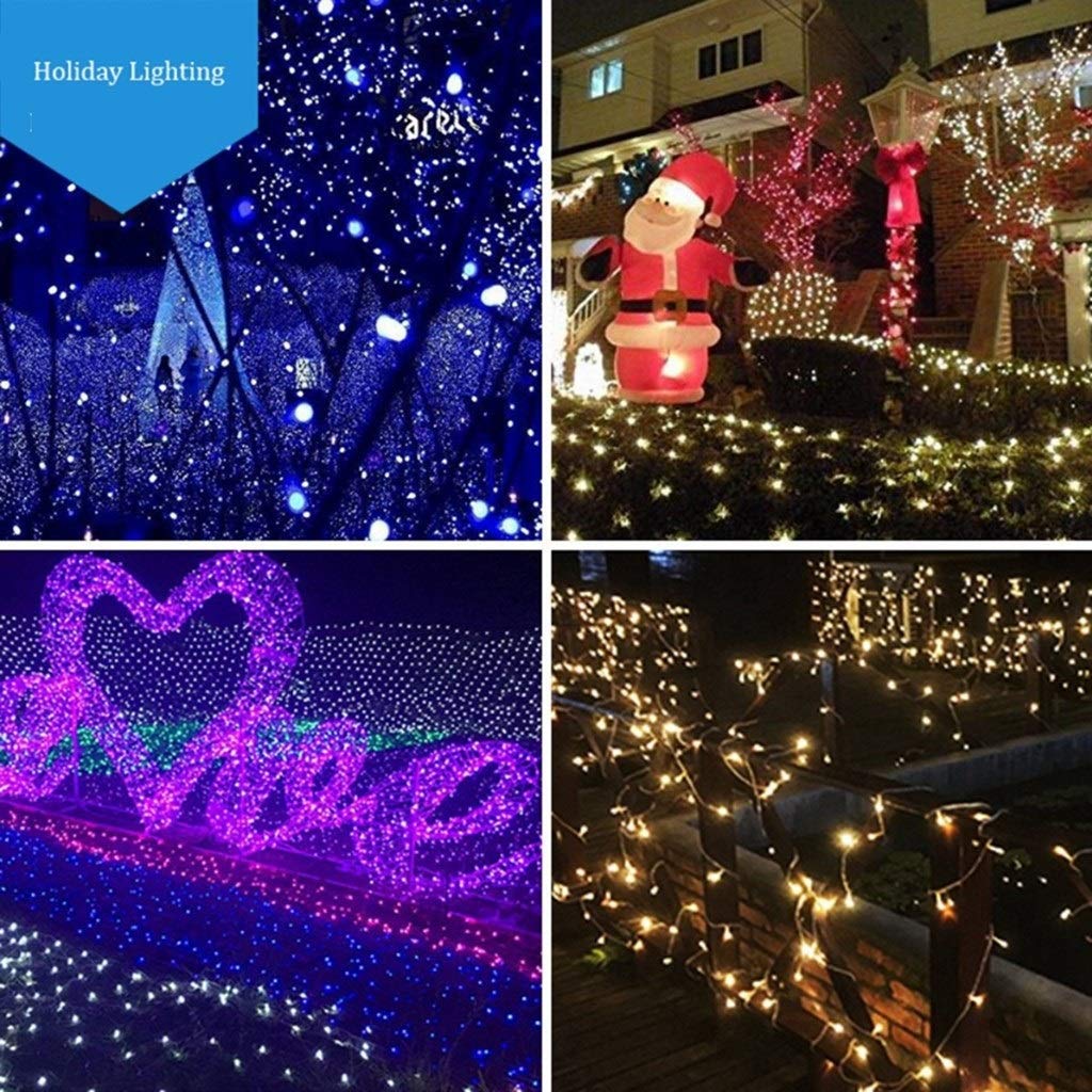 LIUPENGWEI LED String Lights, 1 - 5m 10 - 50 LED Halloween Christmas Curtain Lights, Waterproof 8 Modes Battery Powered Fairy Lights For Home, Garden, Holiday, Patry, Patio, Wedding Decorations Ghost