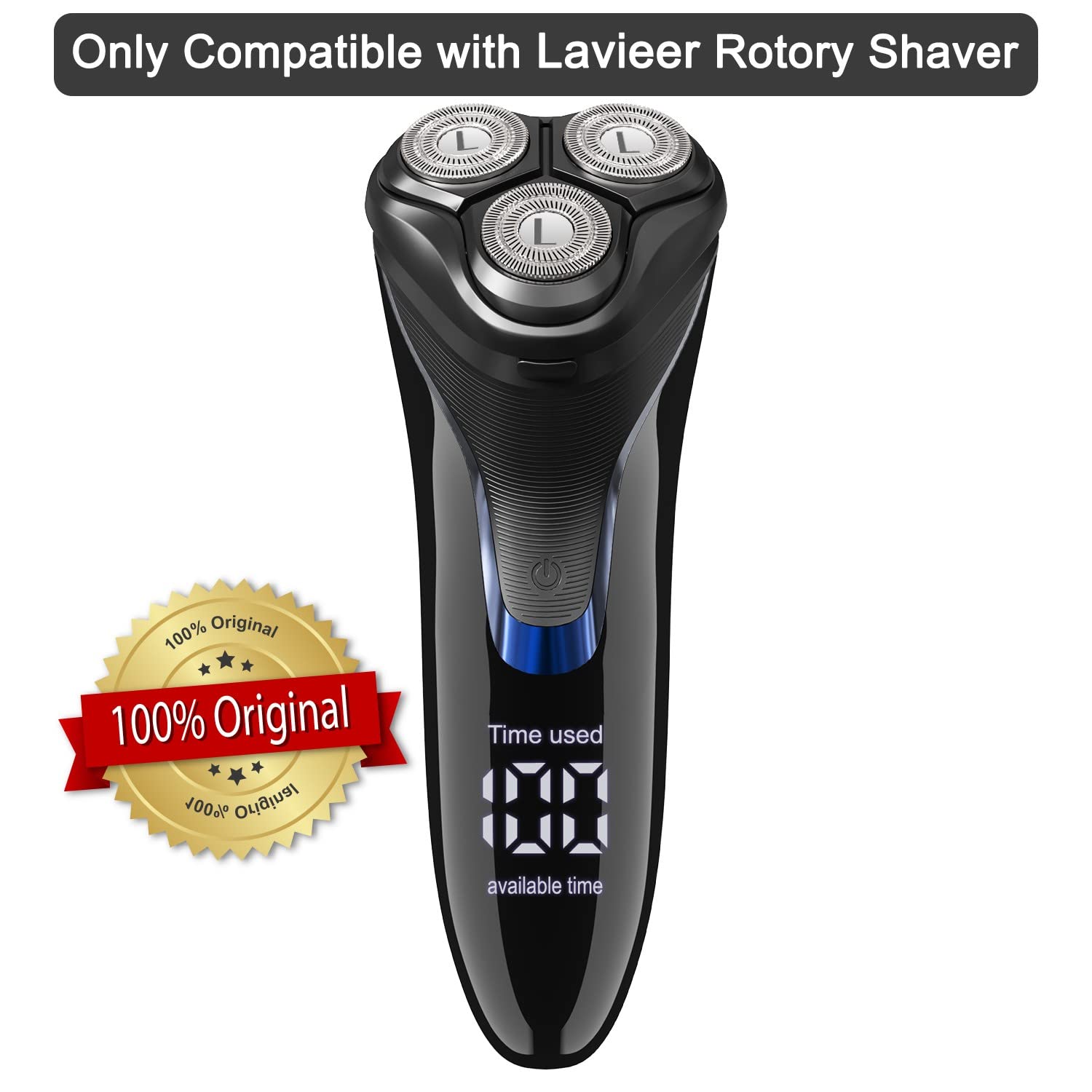 Lavieer Original Mens Rotary Shaver Replacement Heads Dual Precision Blades Part Electric Razor Accessories