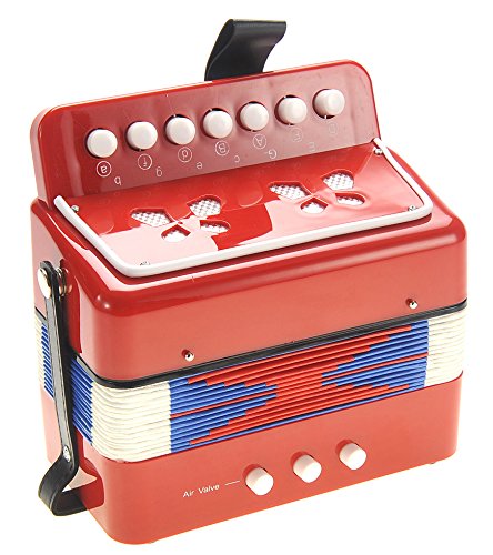 Kids Accordion Musical Instrument For Children, Beginner Friendly, Lightweight Easy to Learn Music, Kids Learning Instrument 10 Keys Control