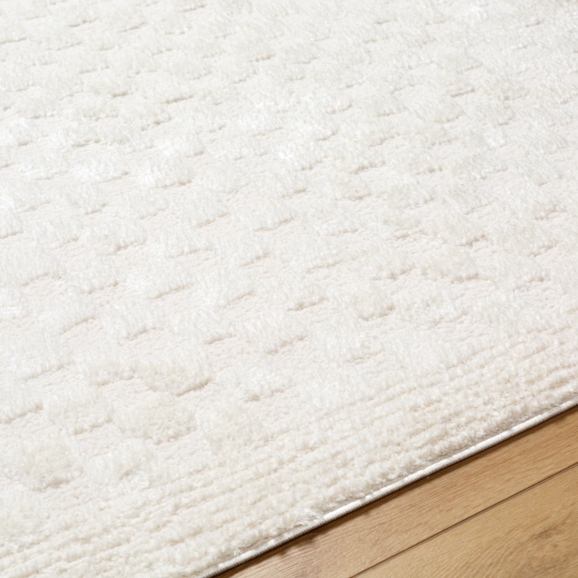 Livabliss Freud Modern Machine Woven Area Rug, 9'2" x 12', Ivory