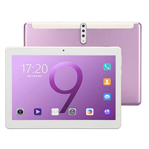 Pomya 10 Inch Tablet, 1280x800 IPS Display Octa Core CPU Tablet for 10, 3GB 32GB Dual SIM Tablet, 5G WiFi Dual Band Tablet for Video Chat, Game, Movie